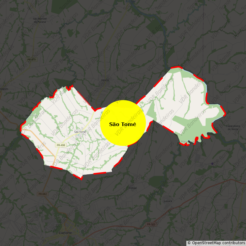 São Tomé - PR – VDR Bandeiras