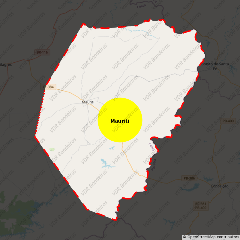Mauriti - CE – VDR Bandeiras
